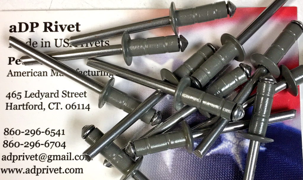 Race Car Rivets 3/16 ABS6266 Gray small head ultimate multi-grip